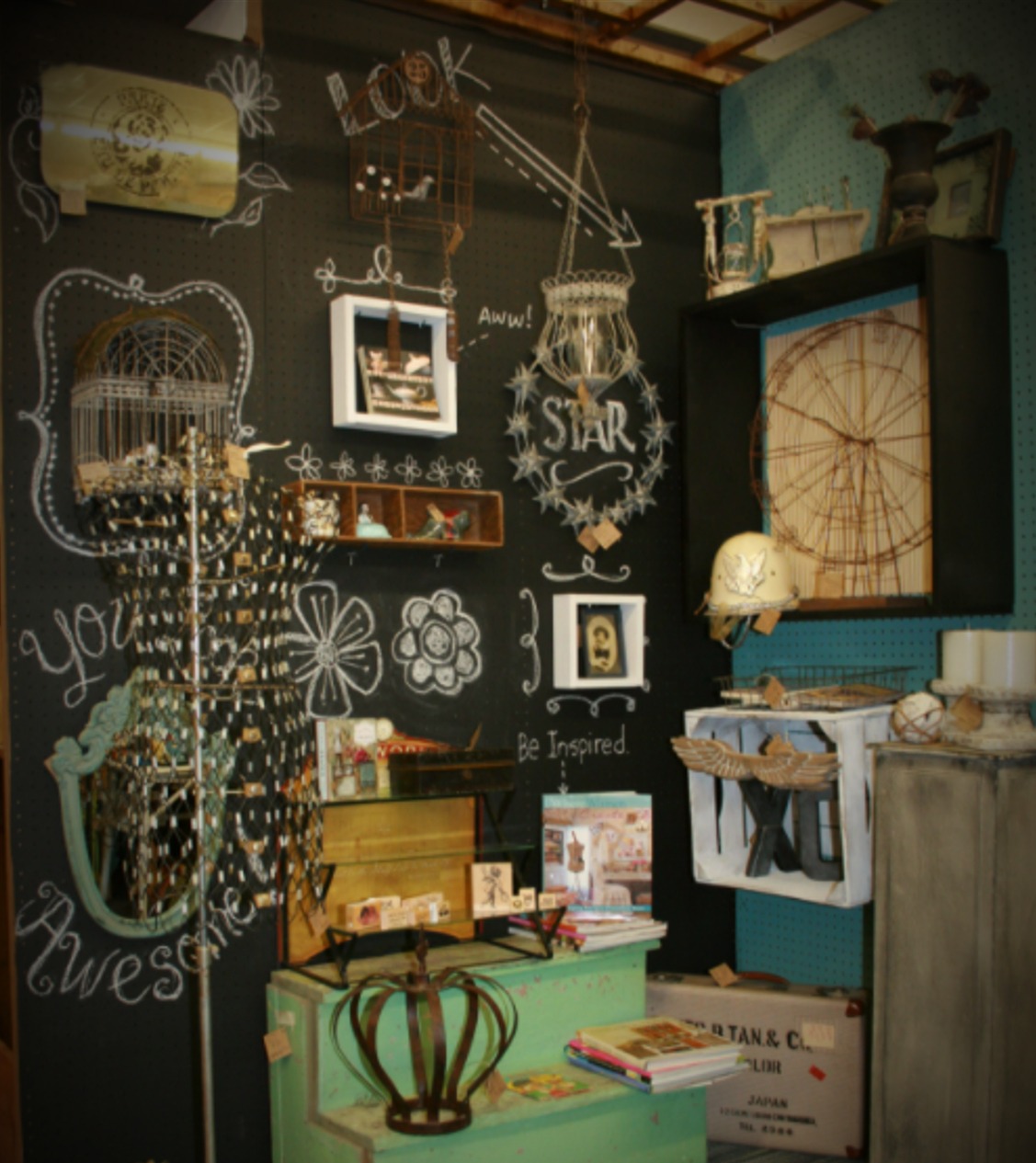 Creative Ideas for Antique Booth Walls - AntiqueStartup